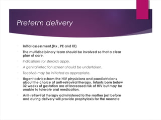 Hiv in pregnancy | PPT