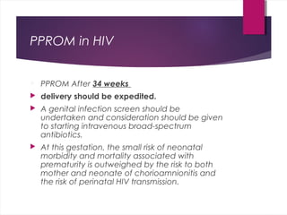 Hiv in pregnancy | PPT