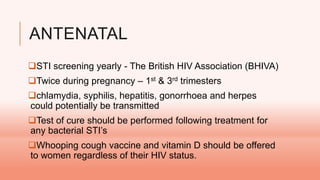 HIV in pregnancy | PPTX