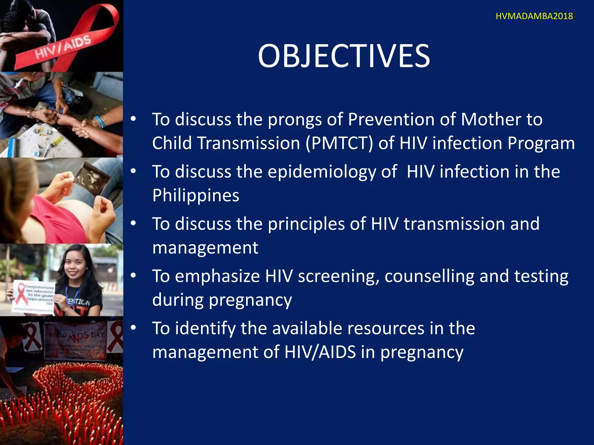 2018 Prevention of Mother to Child Transmission of HIV Infection | PPTX