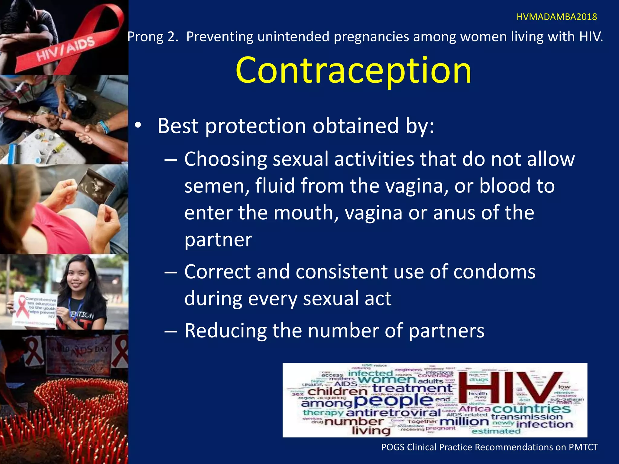 2018 Prevention of Mother to Child Transmission of HIV Infection | PPTX