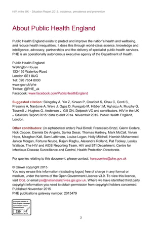 Hiv in the_uk_2015_report | PDF