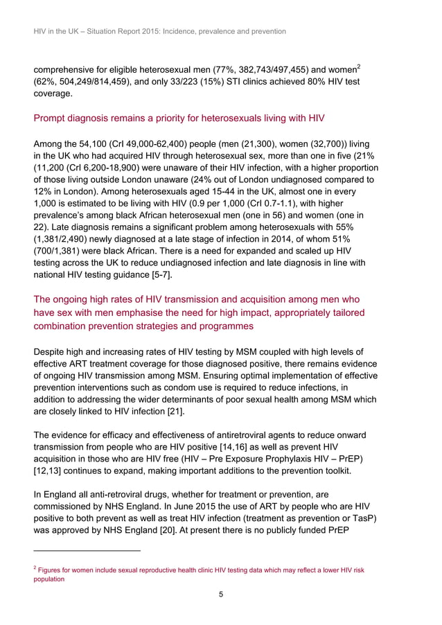 Hiv in the_uk_2015_report | PDF