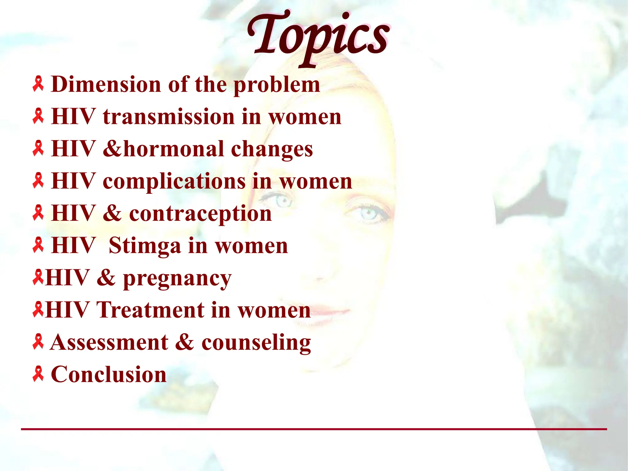 HIV IN WOMEN.ppt