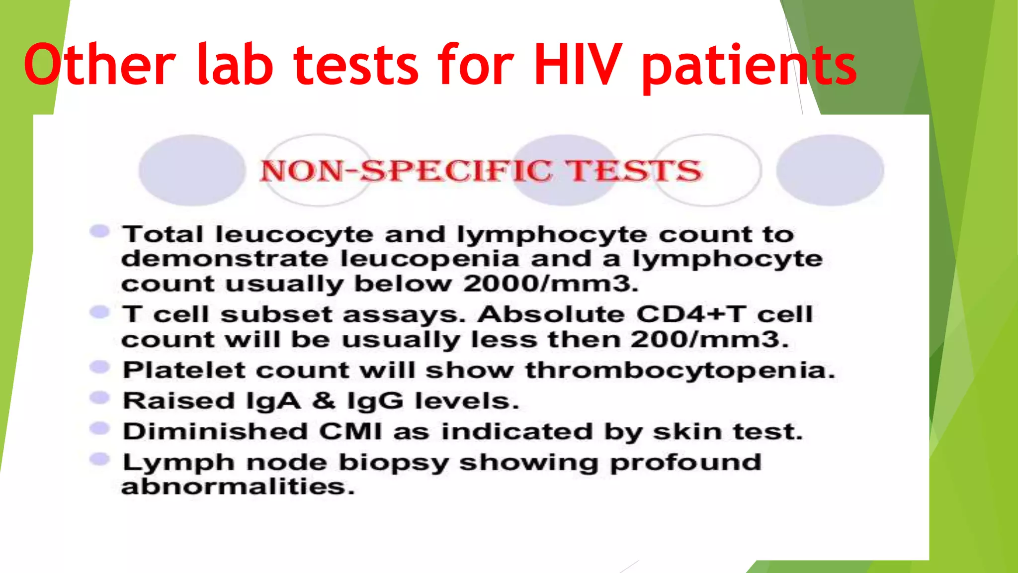 Hiv lab diagnosis | PPTX