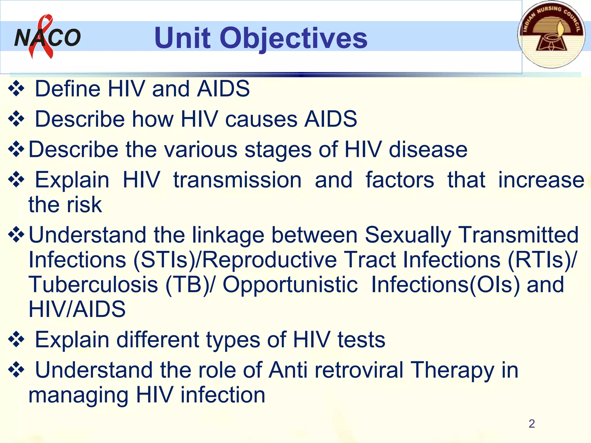 Hiv lecture | PPT