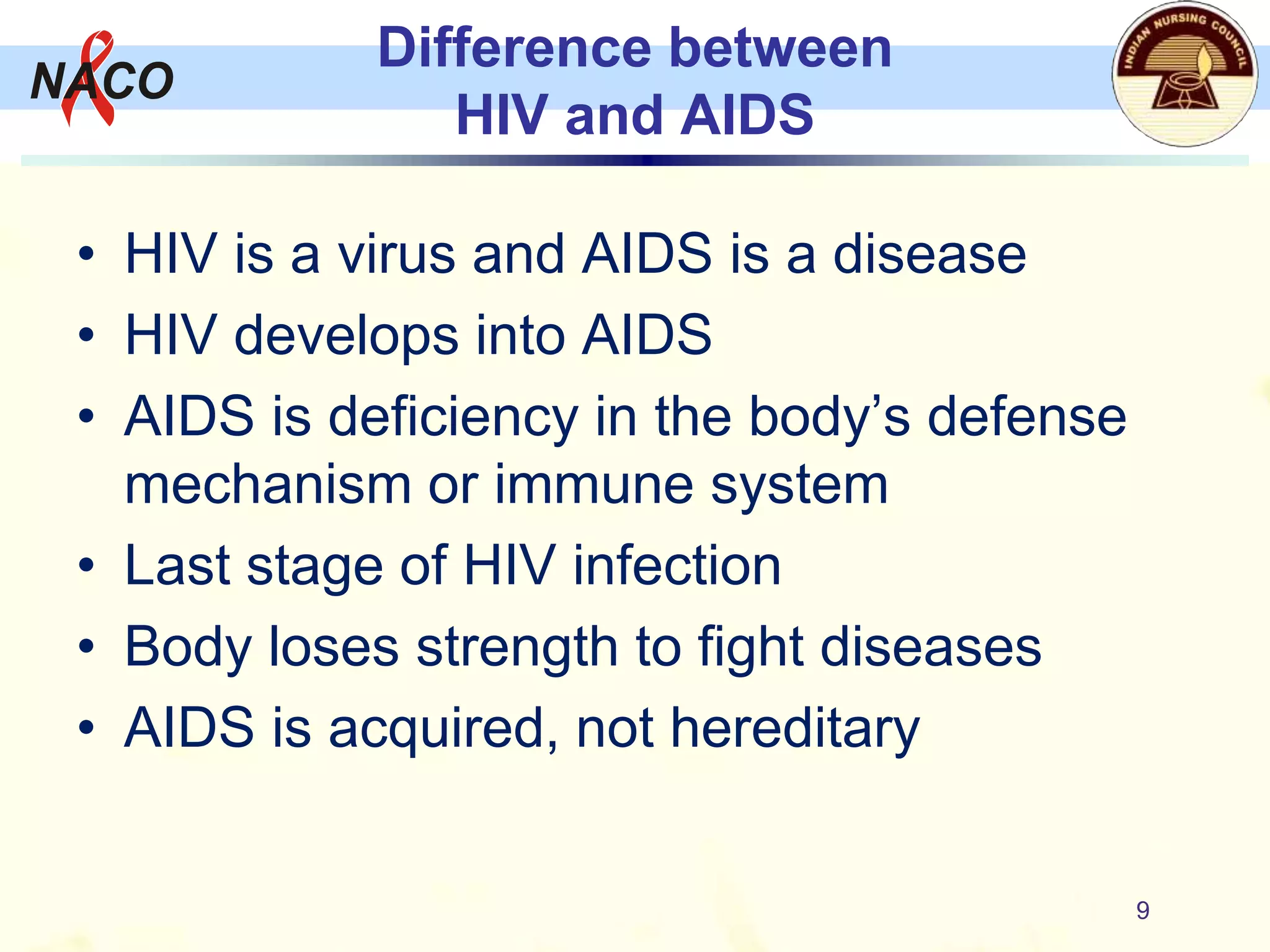 Hiv lecture | PPT