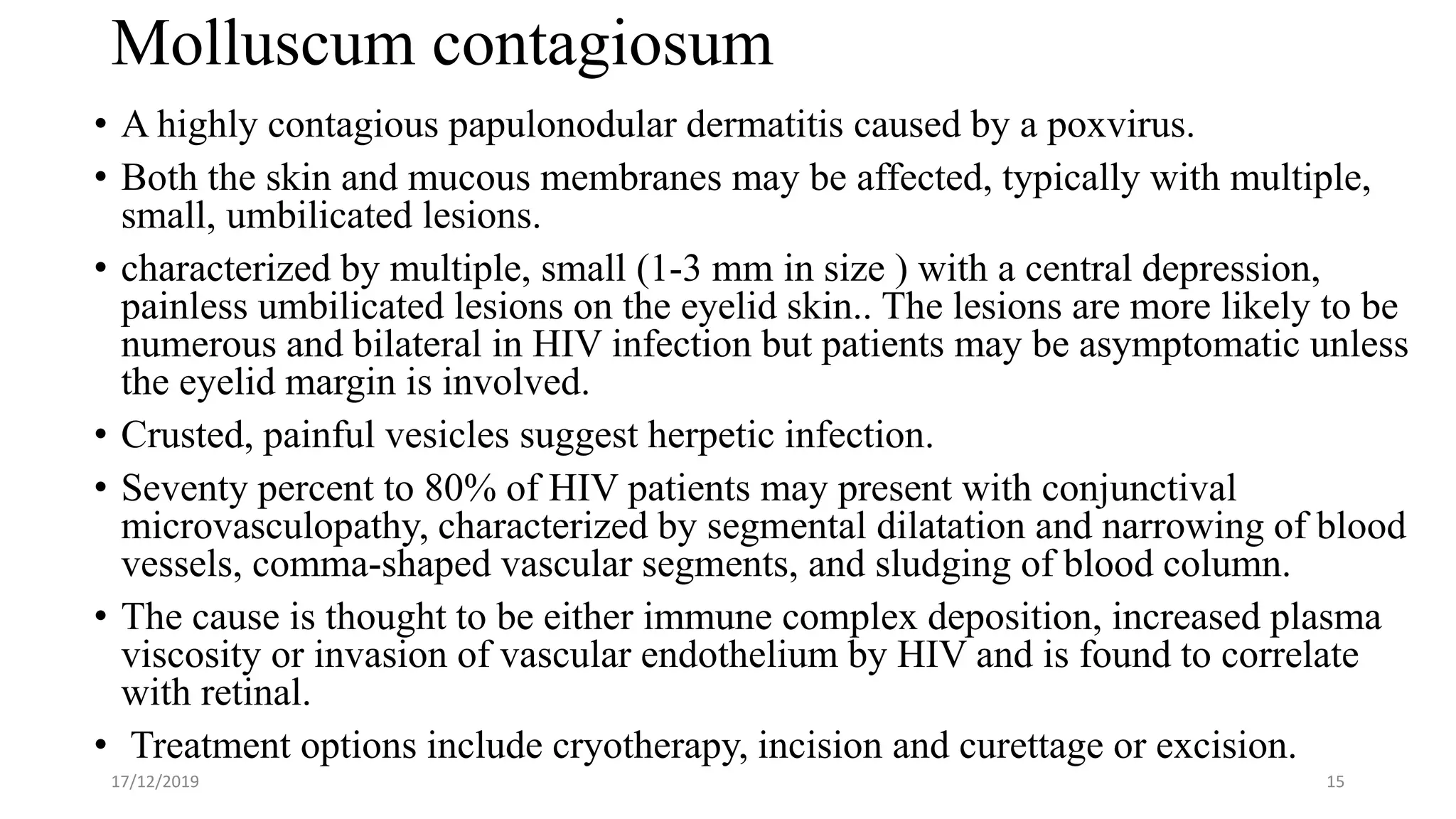 Ocular manifestations of HIV | PPTX