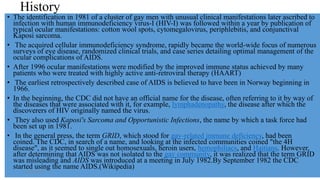 Ocular manifestations of HIV | PPTX