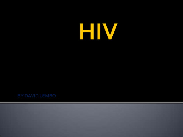 Hiv power point | PPTX