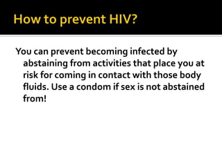 Hiv power point | PPTX