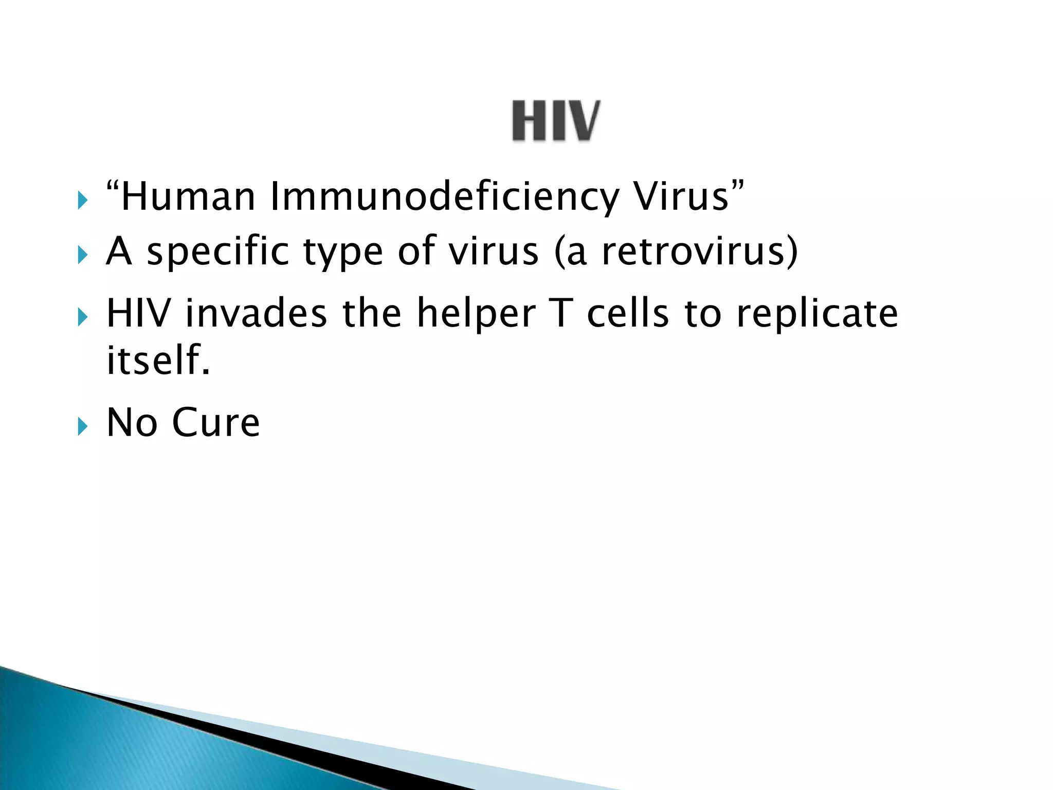 HIV Virus (Info., causes, Treatment) | PPTX