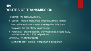 HIV PPT.pdf, hiv pathogenesis, and symptoms | PDF