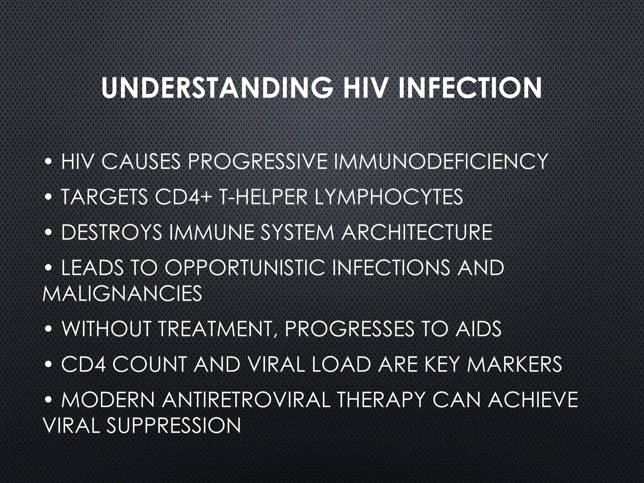 Investigations and Management of HIV PPT | PPTX