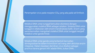 HIV virologi dalam perspektif kesehatan masyarakat | PPT