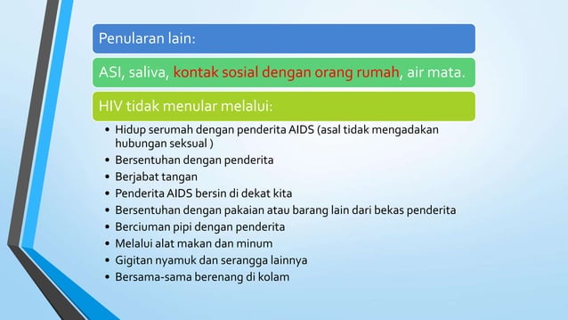 HIV virologi dalam perspektif kesehatan masyarakat | PPT