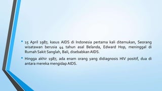 HIV virologi dalam perspektif kesehatan masyarakat | PPT