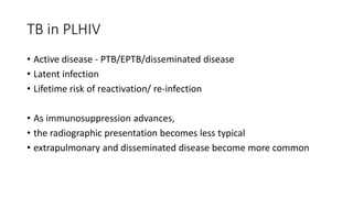 Detection of HIV-TB co infection New approaches | PPTX