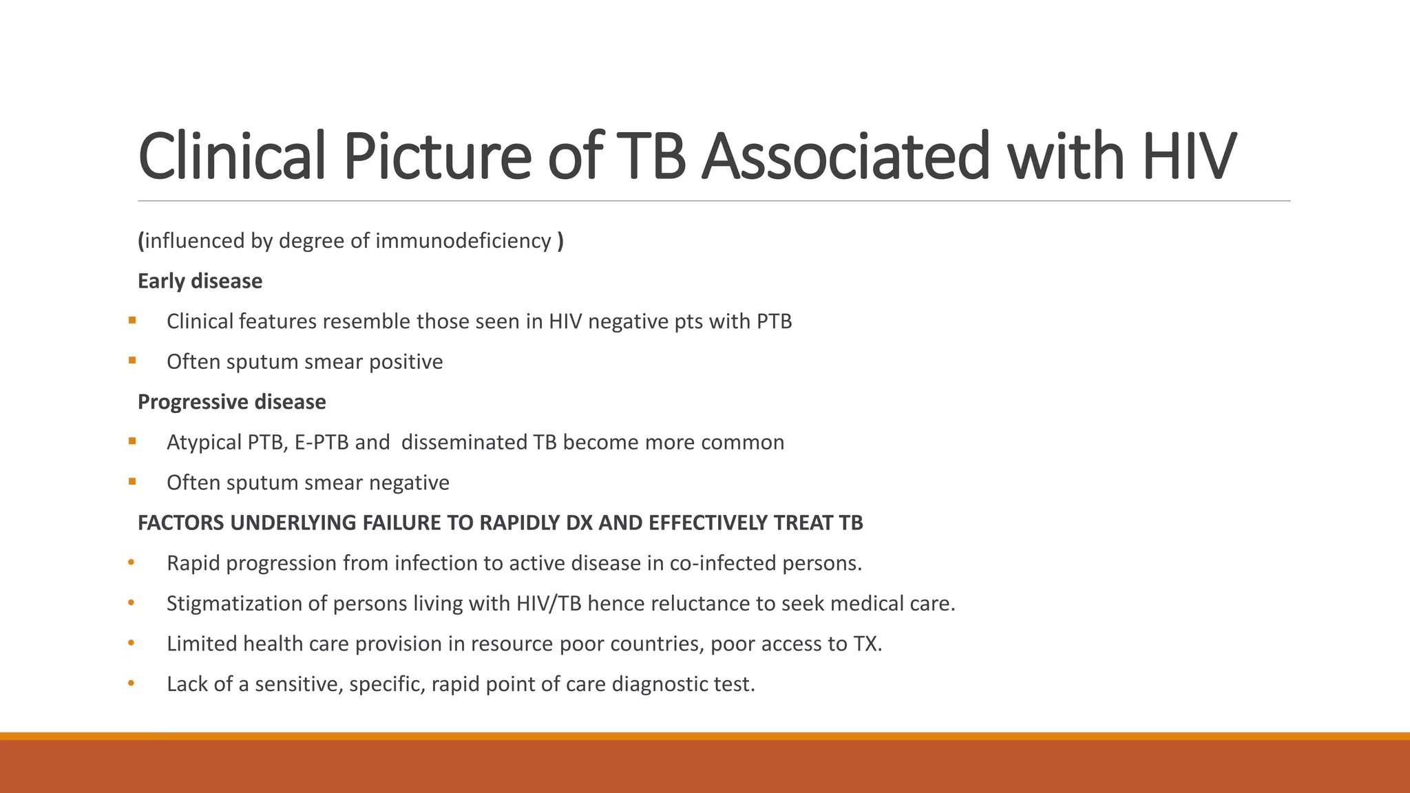Hiv tb interaction presentation. | PPTX