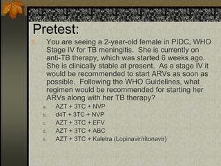 HIV &TB Pediatric.ppt 9224667778886432145 | PPT