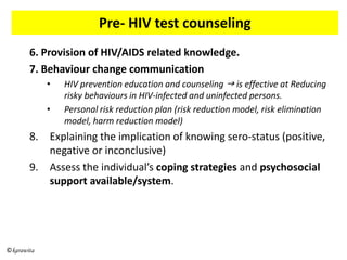 HIV Testing and Counselling (HTC) | PPTX