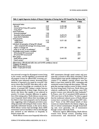 Hiv testing in minorities and women 1999 | PDF | Pregnancy ...