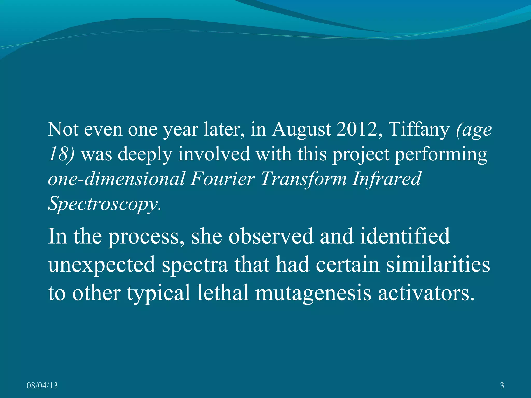 HIV TO SELF-DESTRUCT. M.I.T. RESEARCH BY TIFFANY AMARIUTA | PPT