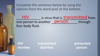 Hiv transmission | PPTX