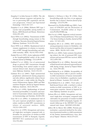 Hiv transmission thru breastfeeding | PDF