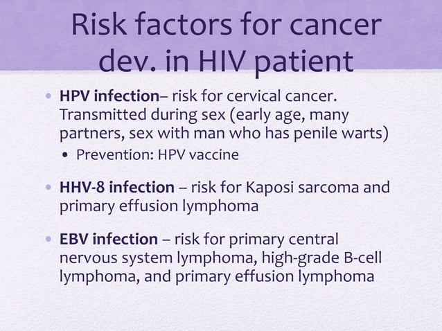 Hiv tumours | PPT