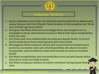 Hiwalah - pemindahan hutang | PPTX