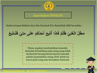 Hiwalah - pemindahan hutang | PPTX