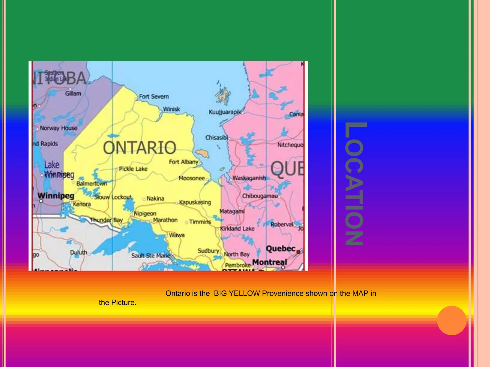 Hi welcome to victorias slide show of ontario | PPTX