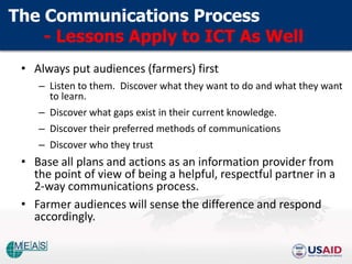 ICT Tools and Extension Services - Part I | PPT