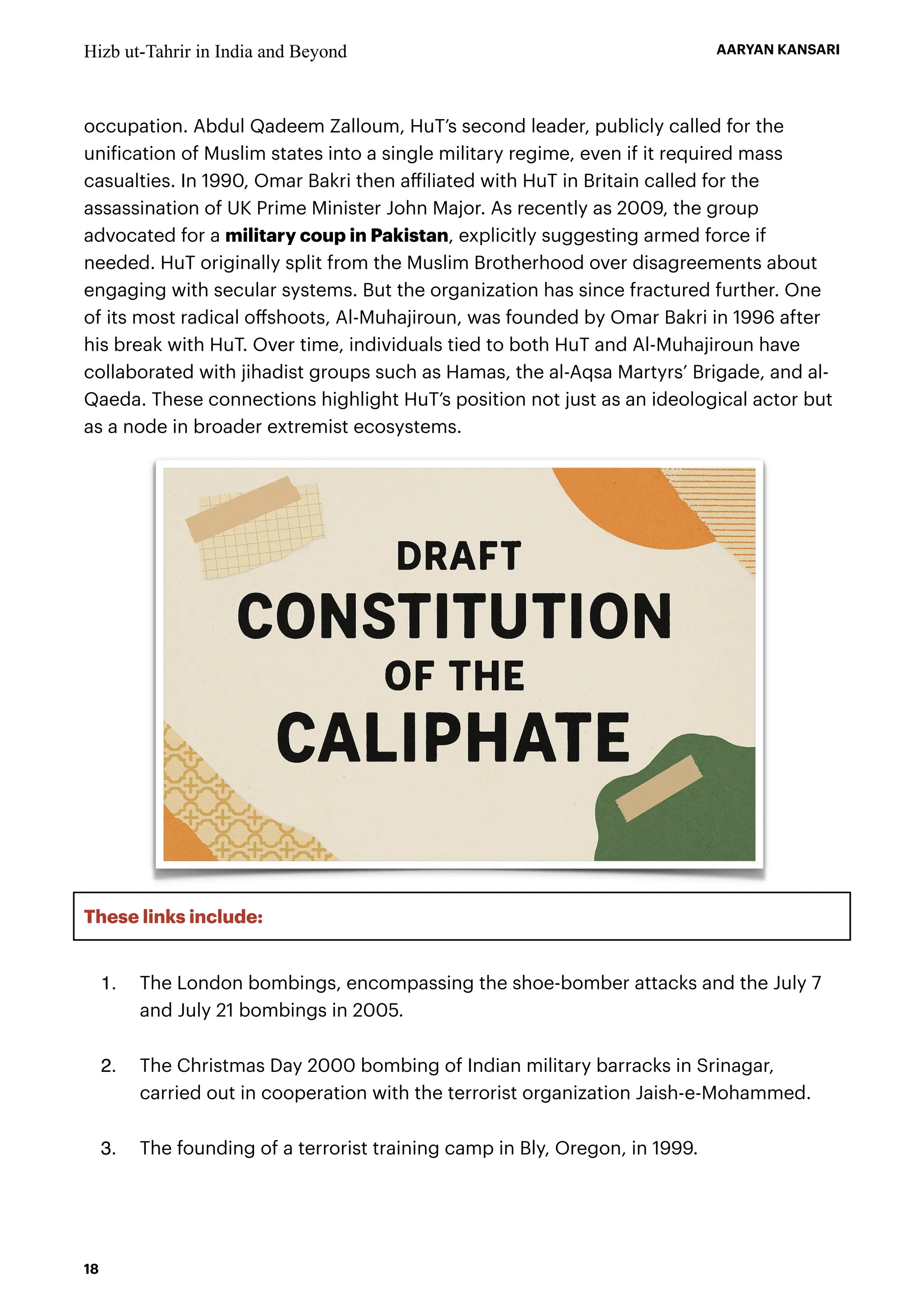 Hizb ut-Tahrir in India and Beyond Structure, Recruitment, Ideology ...
