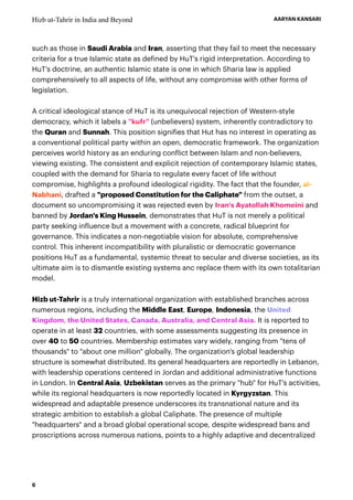 Hizb ut-Tahrir in India and Beyond Structure, Recruitment, Ideology ...