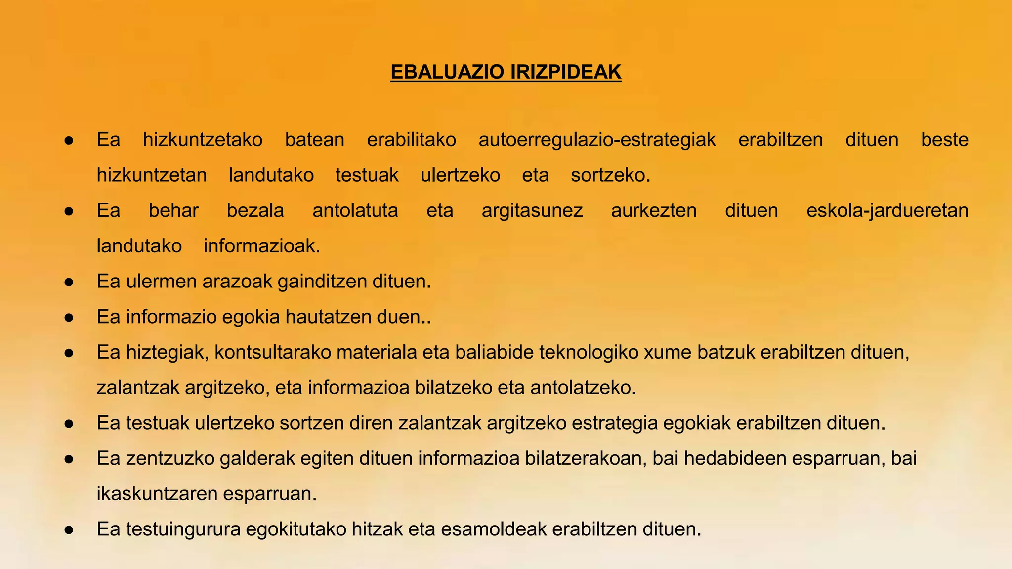 Lehen hezkuntzako curriculuma. Hizkuntza arloa. 3. zikloa | PPT