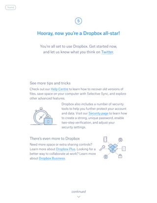 Get started with dropbox | PDF