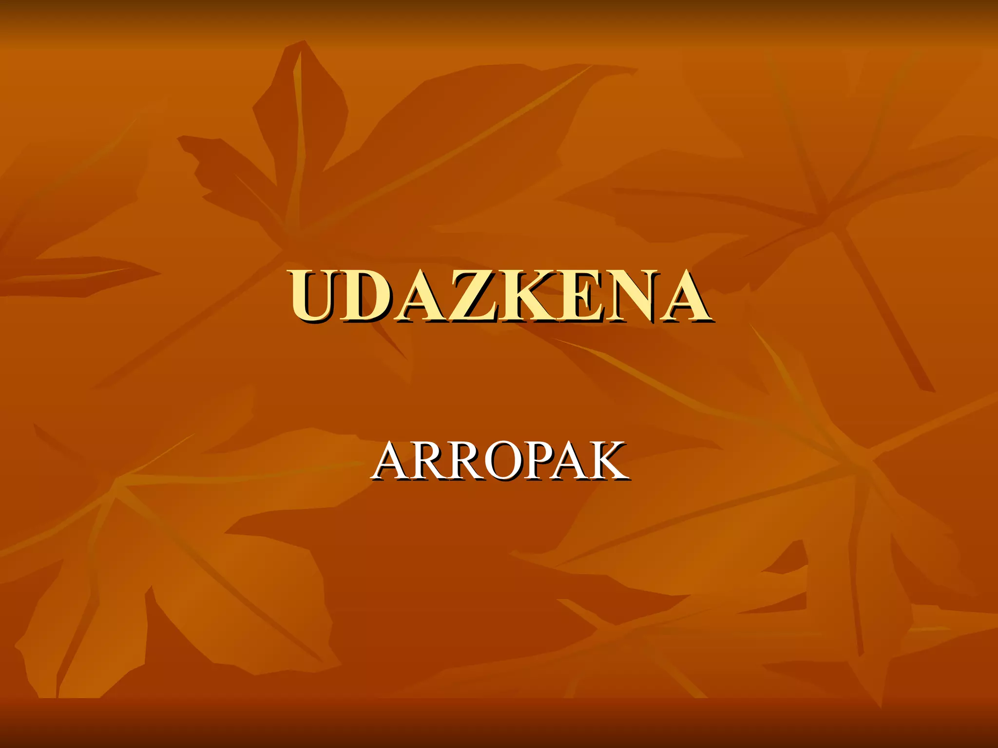 Hiztegia. udazkeneko arropa | PPT