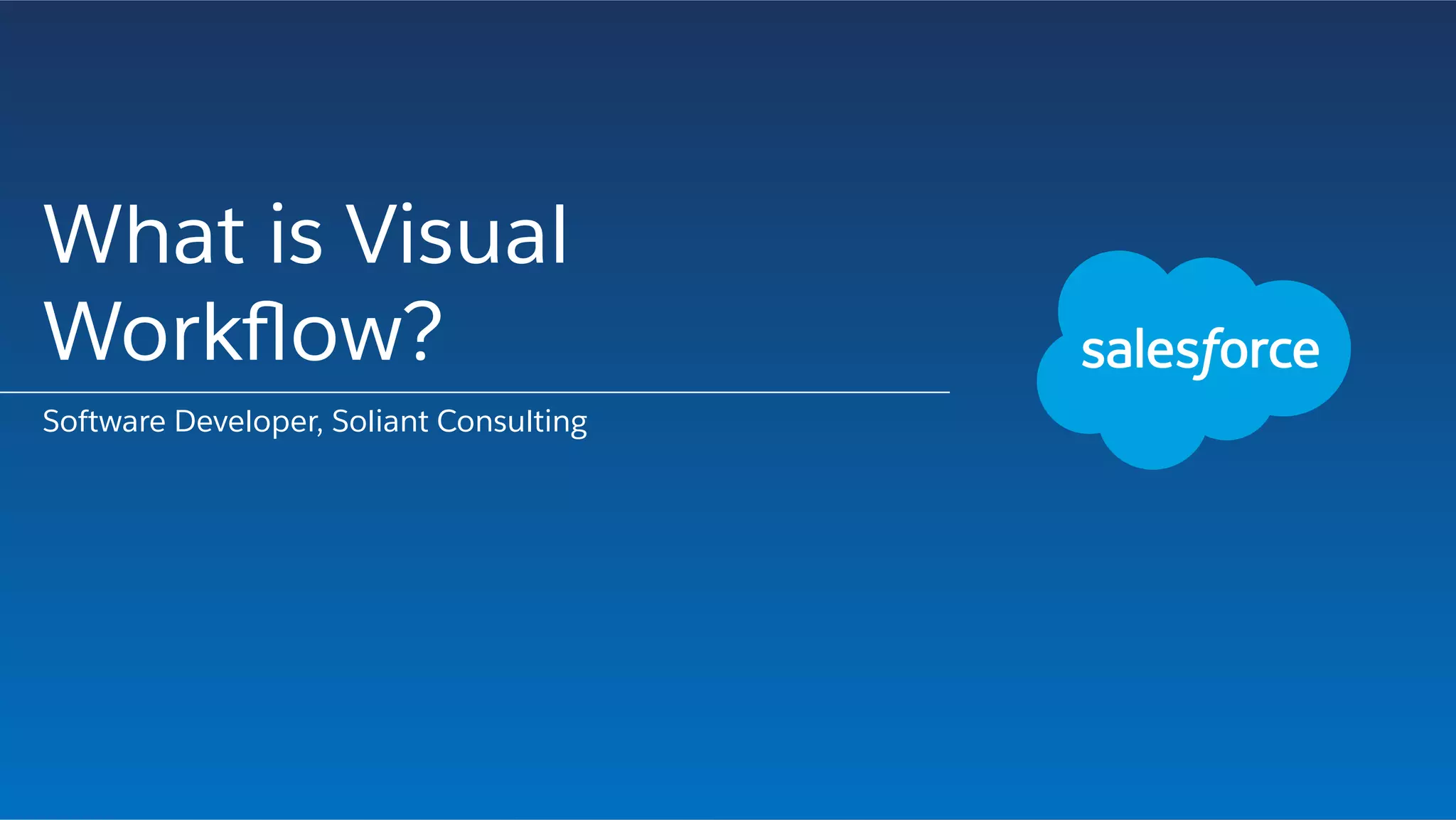 Advanced Flow Techniques with Apex and Visualforce | PPT