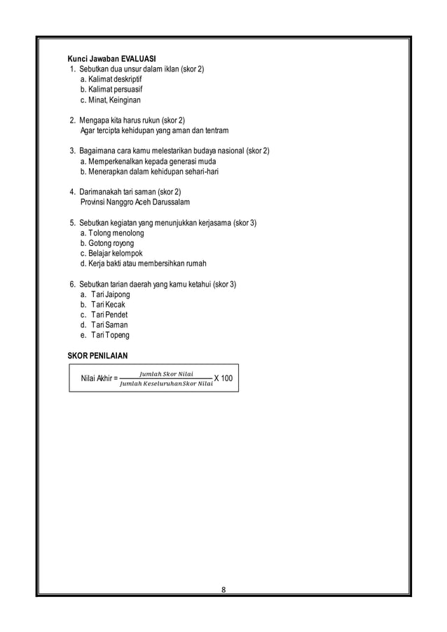 rpp kelas 5 tema 3 subtema 1 pembelajaran 6 | PDF