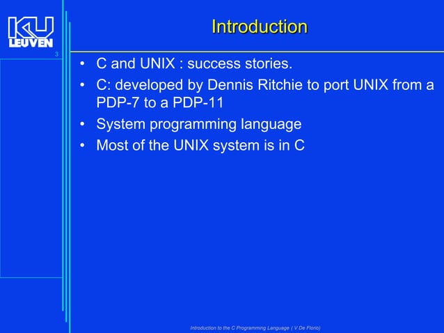 Hands-on Introduction to the C Programming Language | PPT