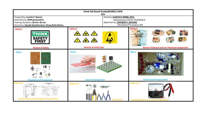 Hand Job Based Guided(HJBG)FORM BISS | DOCX