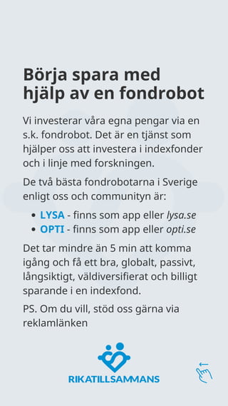 Spara rätt och lätt | PDF