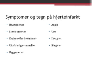 Hjerteinfarkt | PPTX