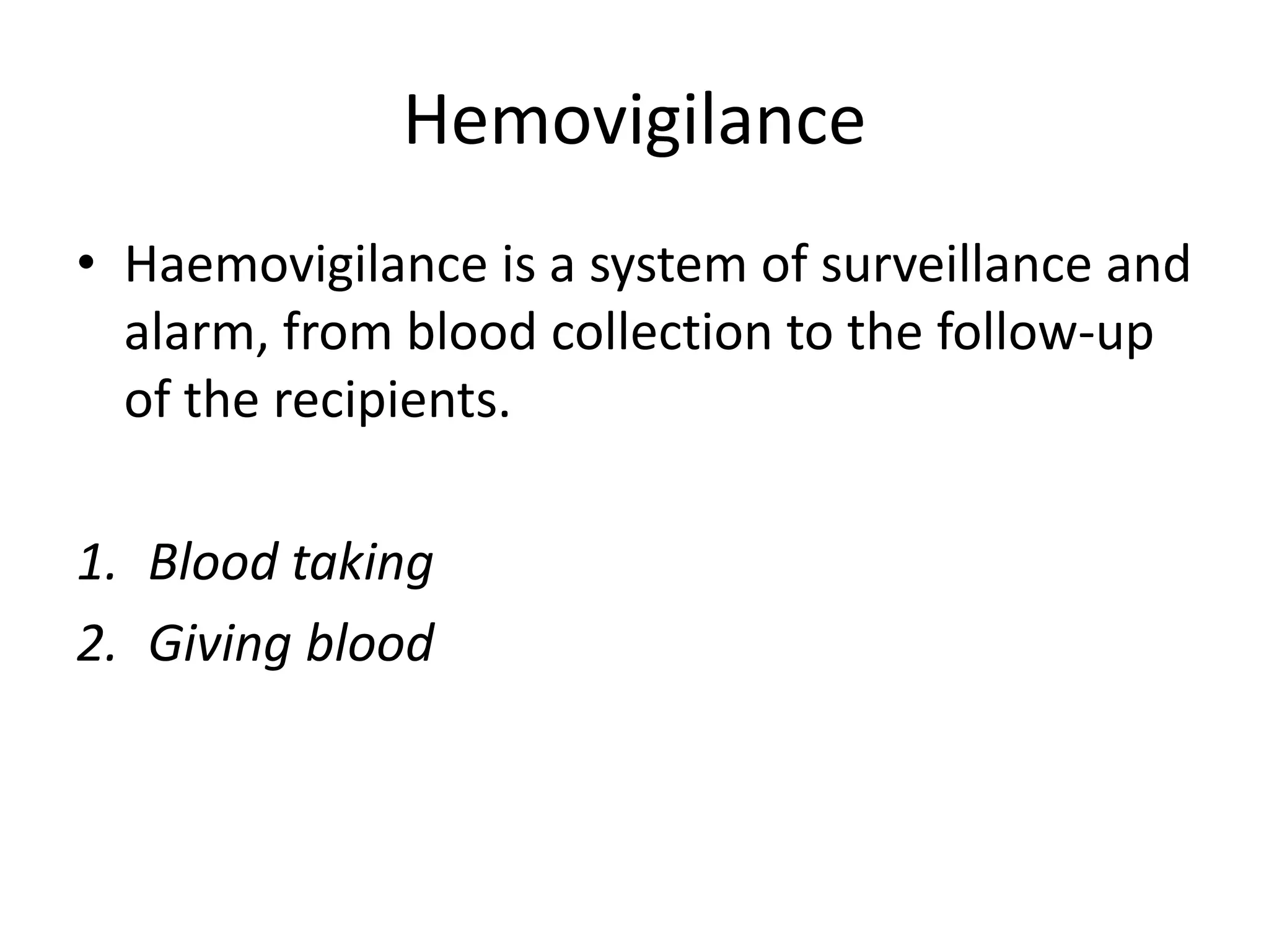 blood, blood product, blood transfusion | PPTX