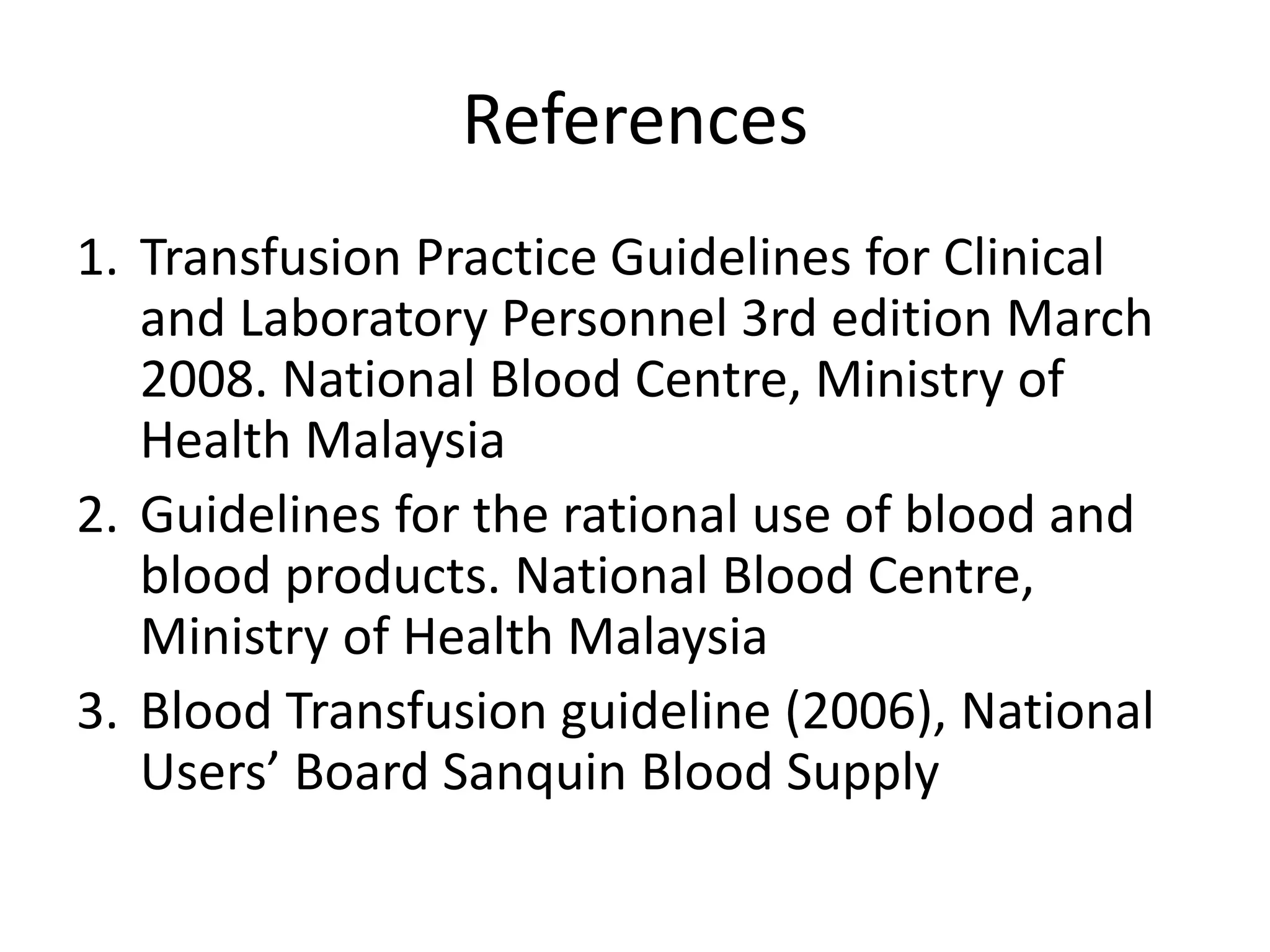 blood, blood product, blood transfusion | PPTX