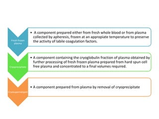 blood, blood product, blood transfusion | PPTX | Blood Disorders ...