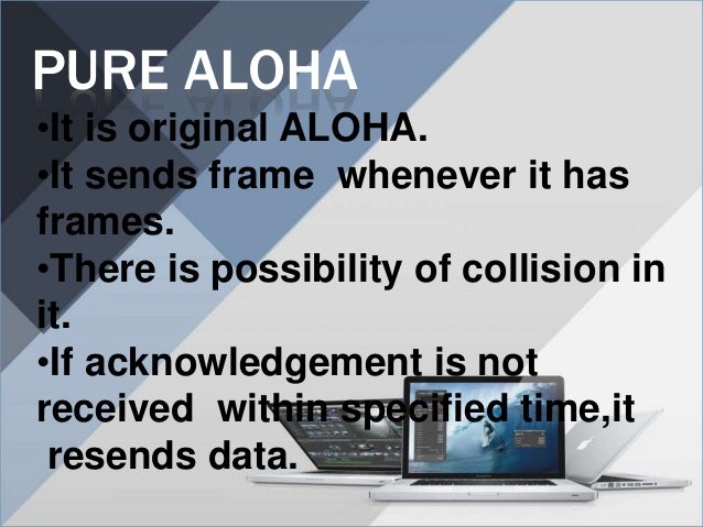 Aloha protocol in data communication and networking