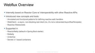 Reactive Programming in Spring with Webflux | PPT